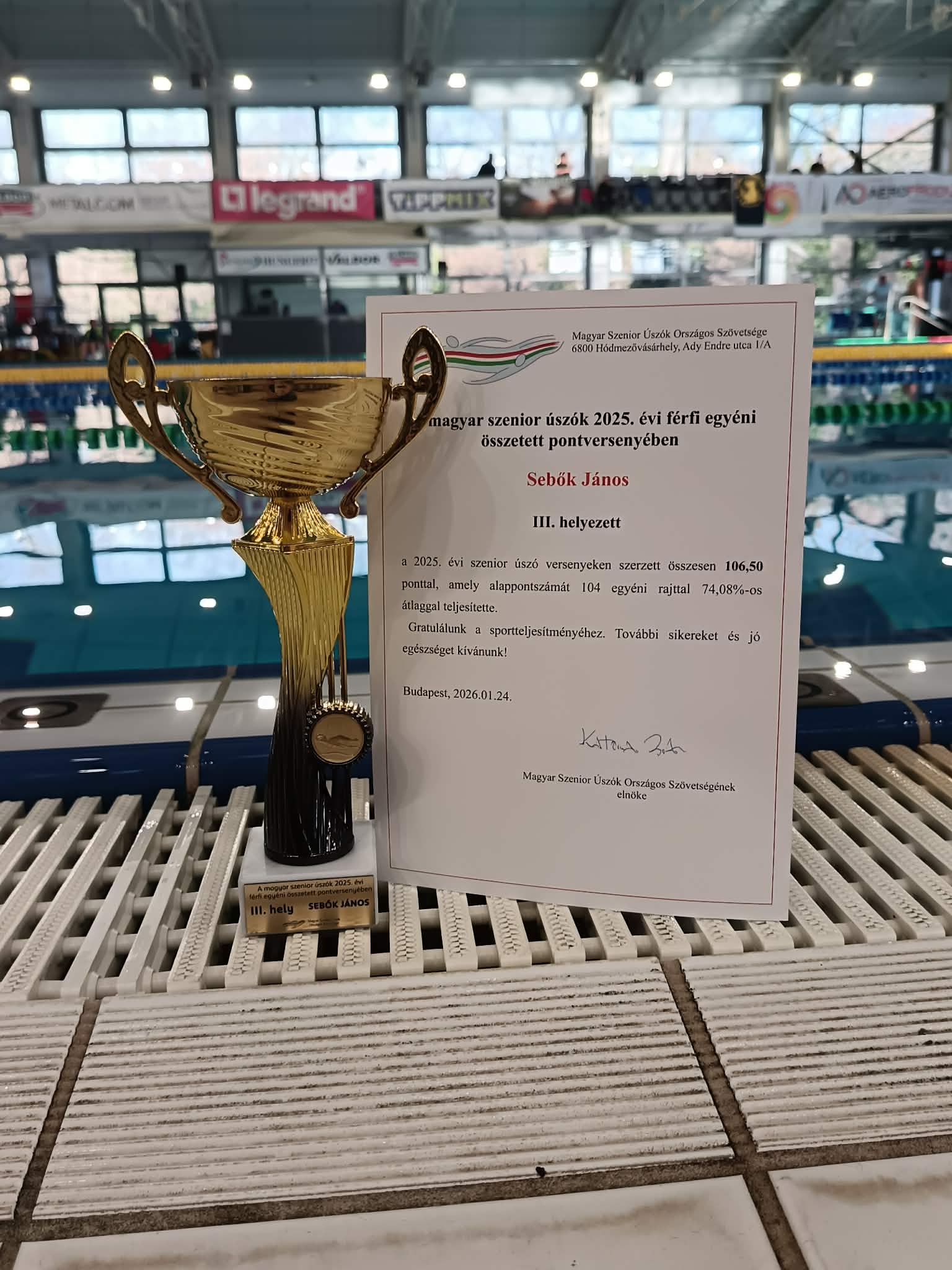 Szentesi évindító úszóverseny